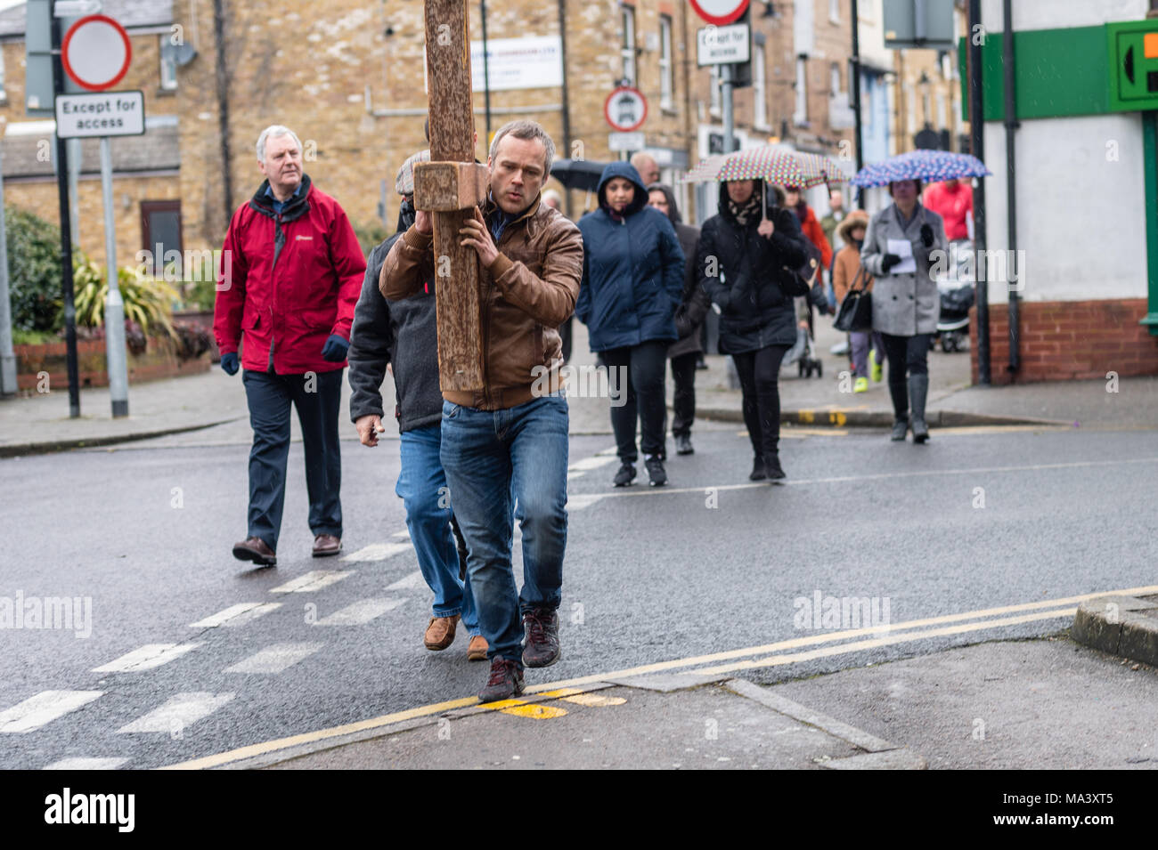 Large wooden cross hi-res stock photography and images - Alamy