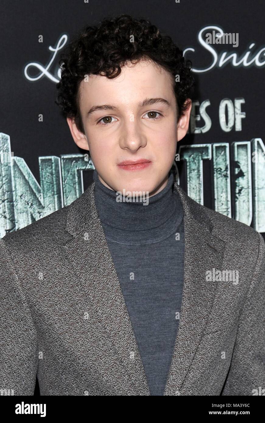 New York, NY, USA. 29th Mar, 2018. Louis Hynes at arrivals for NETFLIX ...