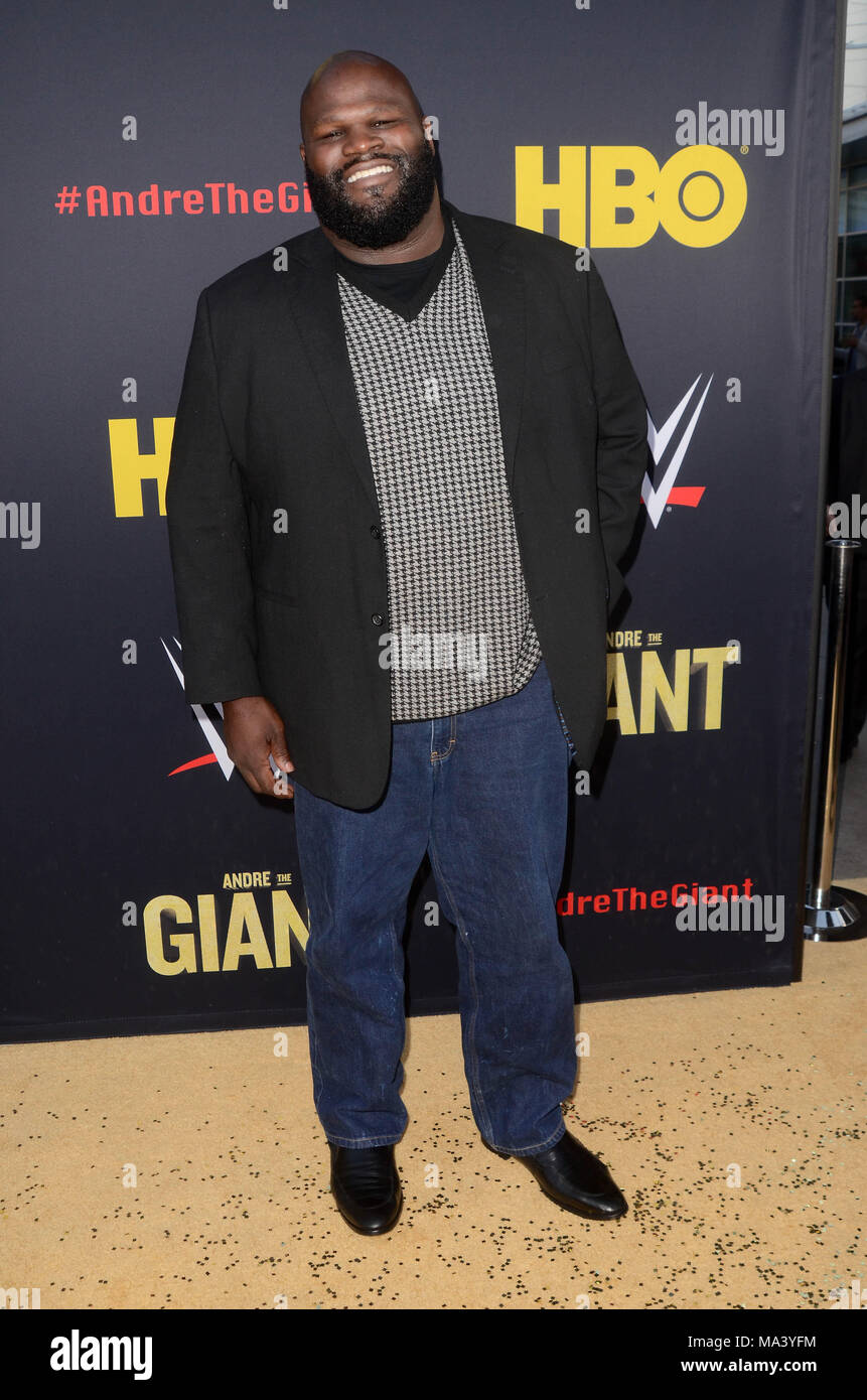 Los Angeles, Ca, USA. 29th Mar, 2018. Mark Henry at the premiere for ...