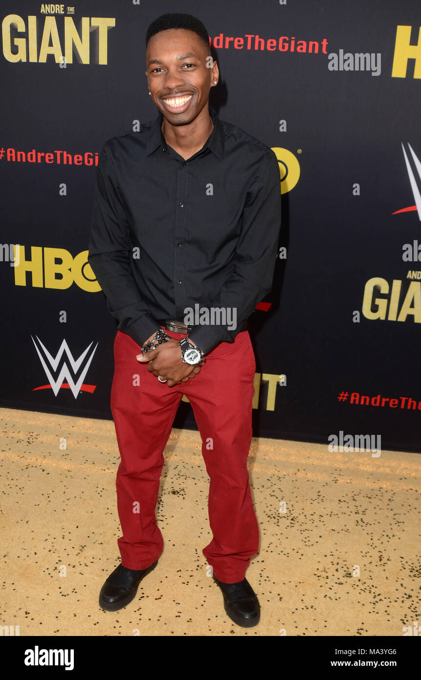 Los Angeles, Ca, USA. 29th Mar, 2018. Melvin Jackson Jr. at the ...