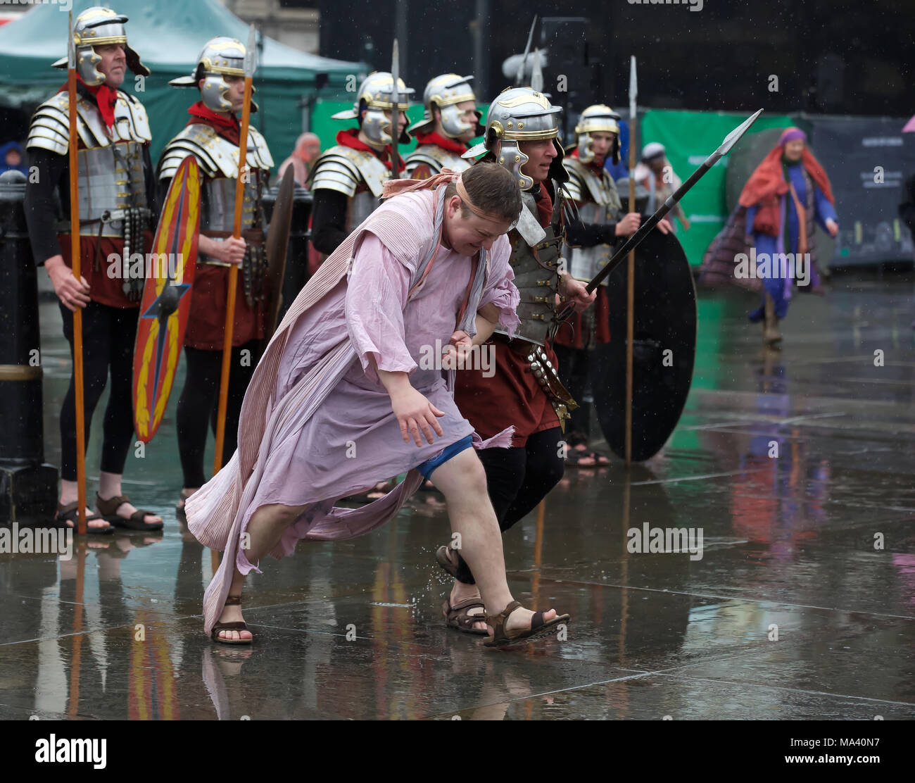 Children crucified hi-res stock photography and images - Alamy