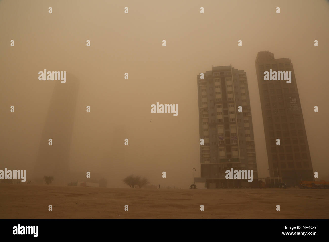 Kuwait City. 30th Mar, 2018. Photo taken on March 30, 2018 shows the ...