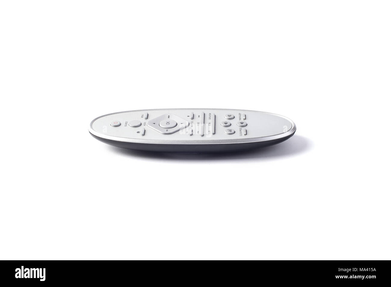 TV Remote on whitebackground with shadow ready for separation Stock ...