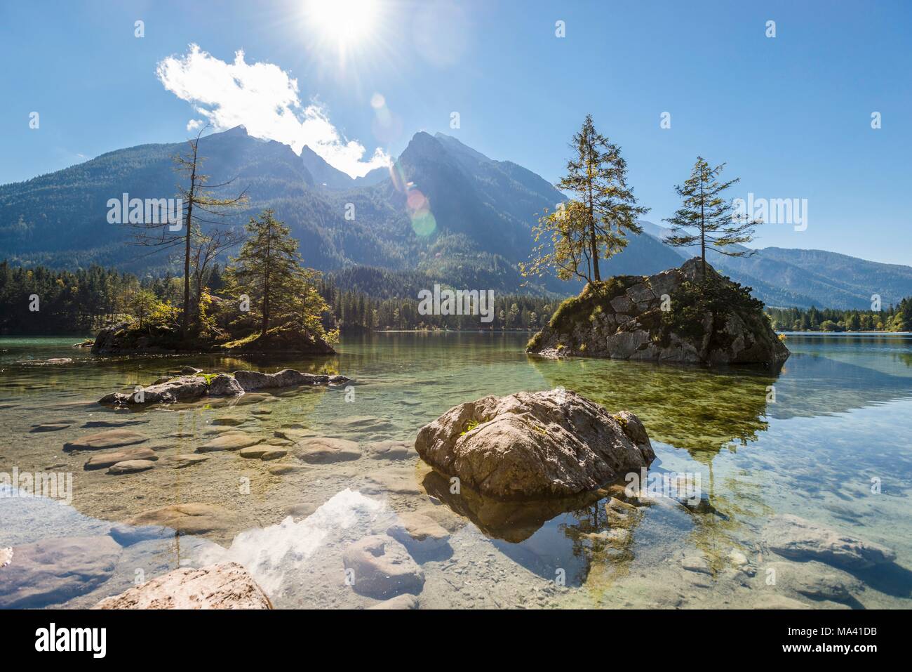 The beautiful Hintersee, Bavaria, Germany Stock Photo - Alamy