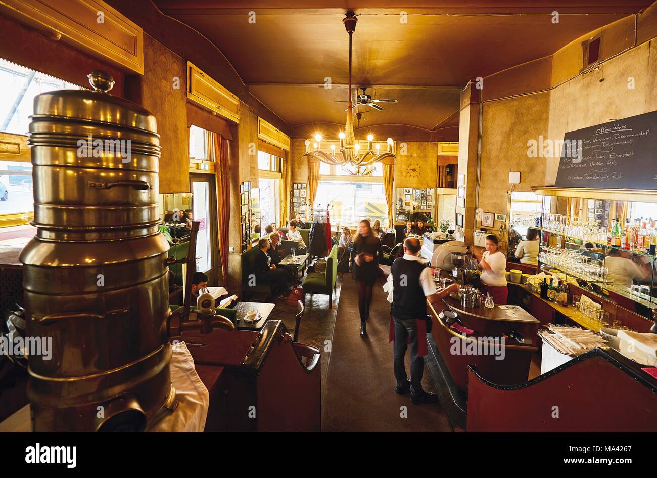 Viennese coffee houses, Café Jelinek, Vienna Stock Photo - Alamy