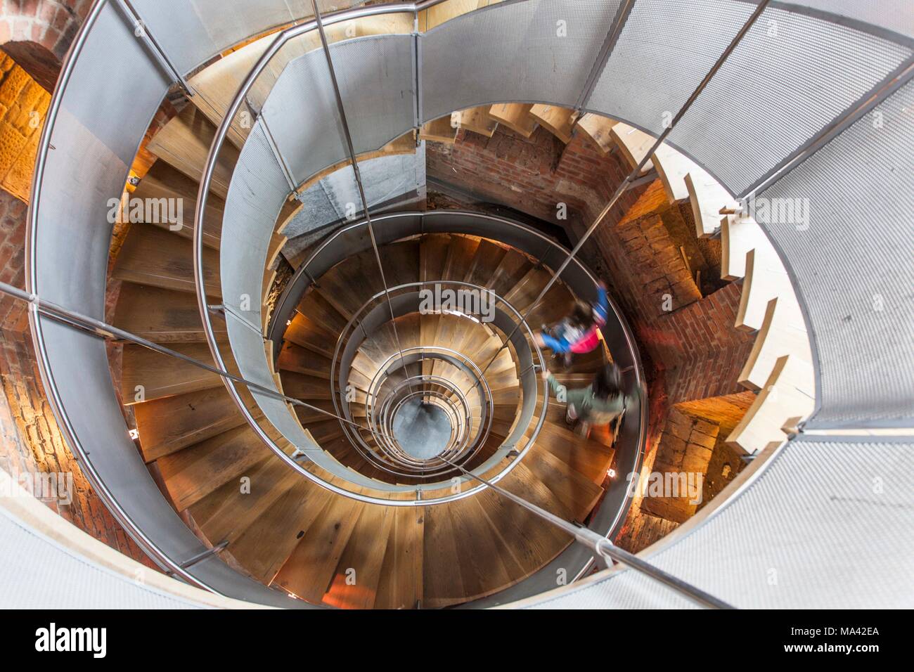 Stairway inside a lighthouse hi-res stock photography and images - Alamy