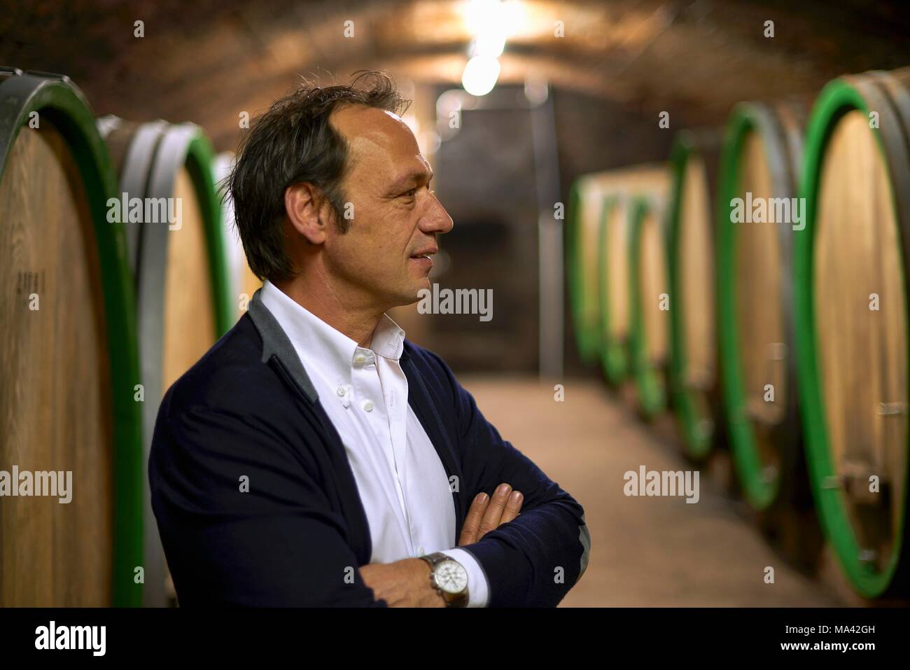 The winemaker Markus Molitor Stock Photo - Alamy