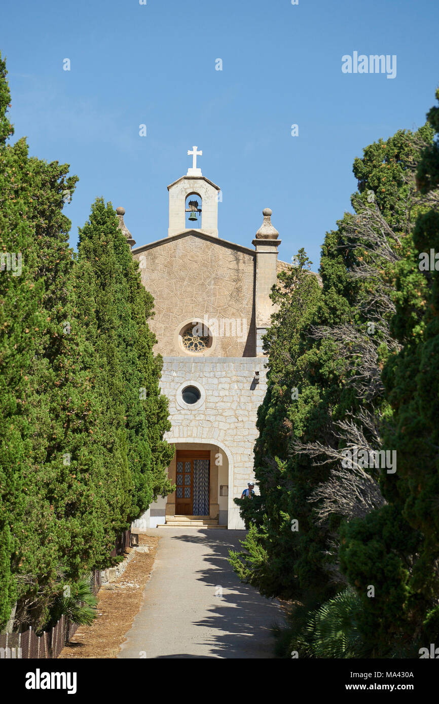 Entrance to the chapel of 'Ermita de Betlem' in Mallorca, Spain Stock ...