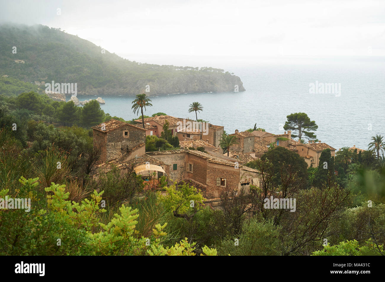 The mountain village of Deia in Mallorca, Spain Stock Photo - Alamy