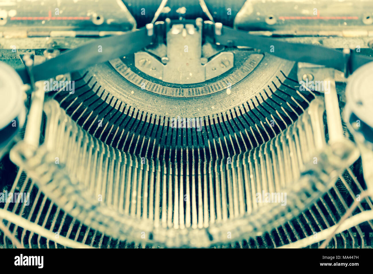 Close up Old Typewriter Stock Photo - Alamy