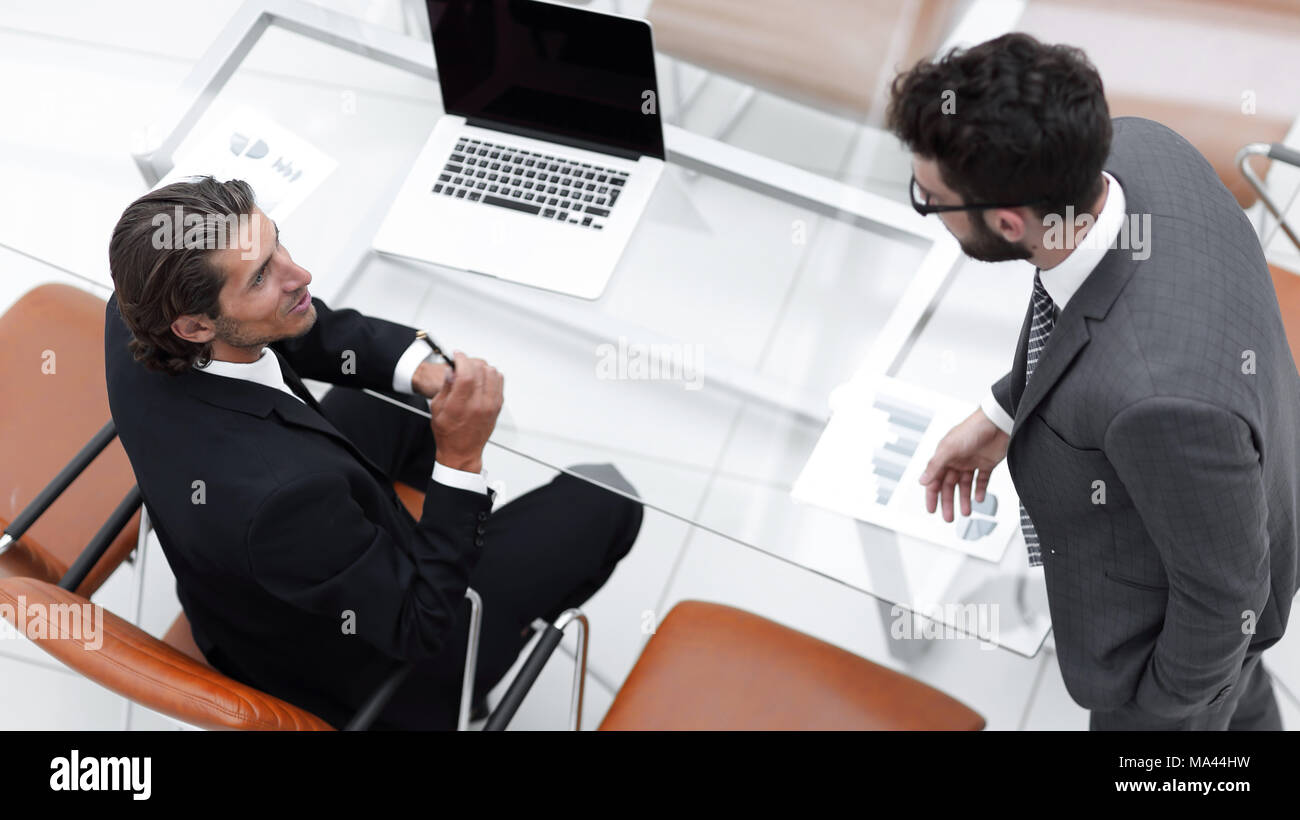 business colleagues during working hours in the office Stock Photo - Alamy