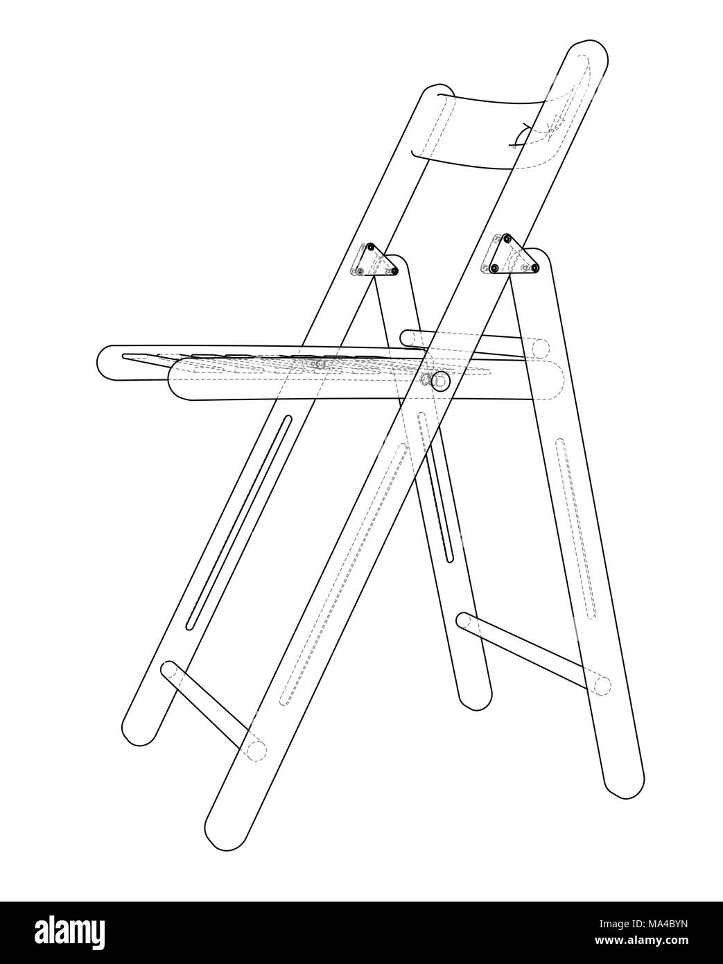 Chair sketch design Cut Out Stock Images & Pictures - Alamy
