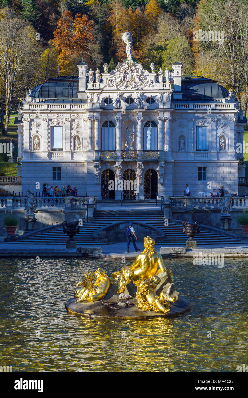 Bavaria, Germany - October 15, 2017: Linderhof Palace (1863-1886 ...