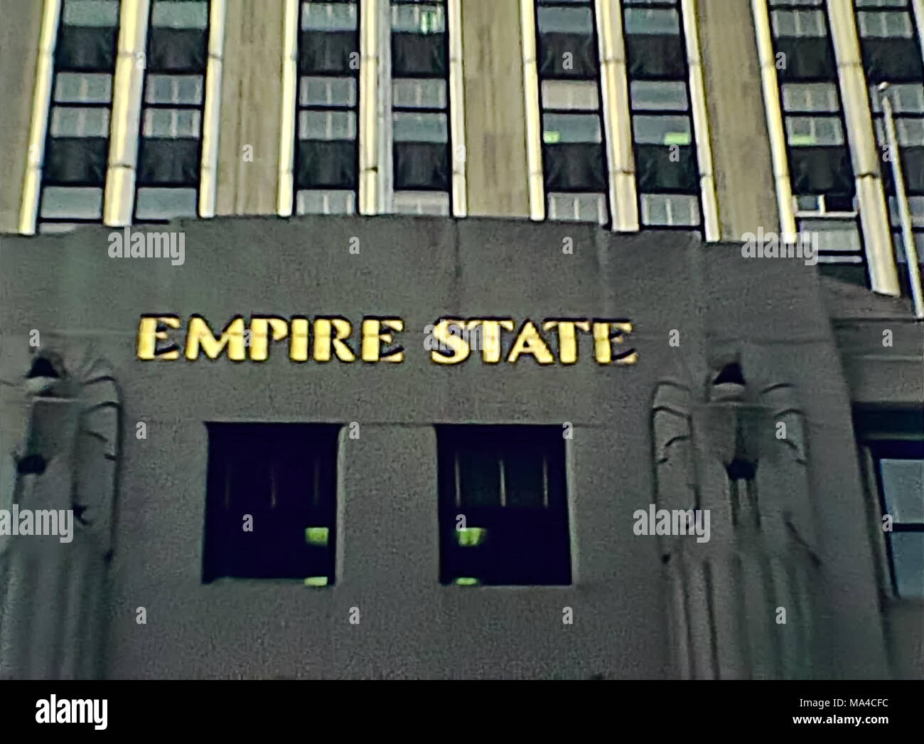 New York, United States America - 1981: old Empire State Building ...