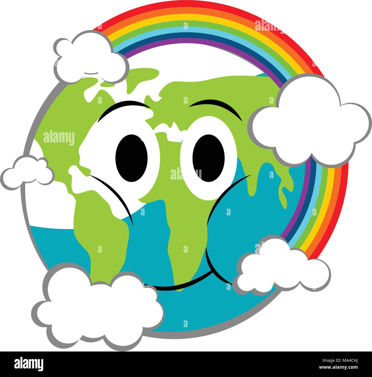 Happy earth emote. Earth day Stock Vector Image & Art - Alamy