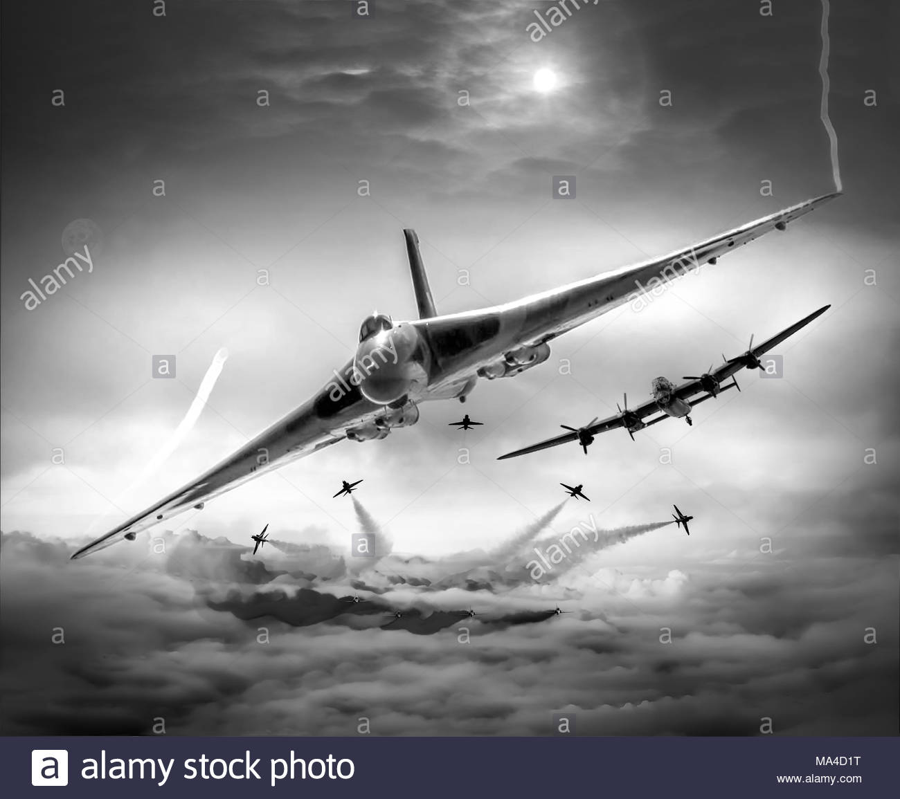 Avro Vulcan Black and White Stock Photos & Images - Alamy