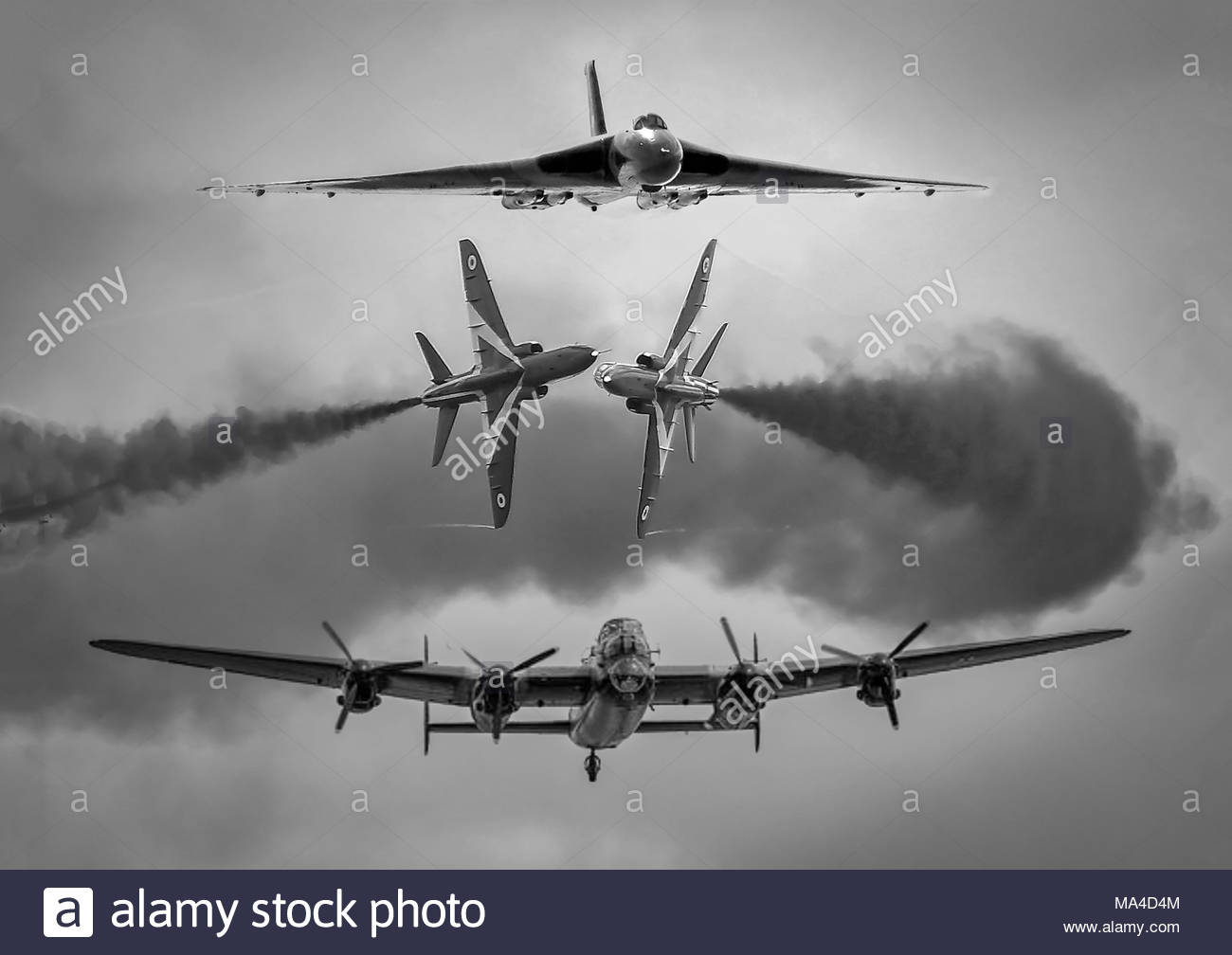 Avro Lancaster Black and White Stock Photos & Images - Alamy