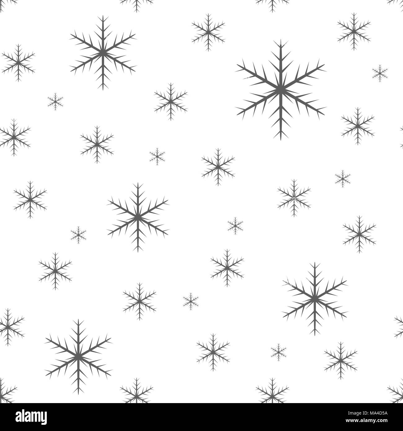 Winter Seamless Snowflake Pattern. snowflakes seamless eps 10 Stock ...