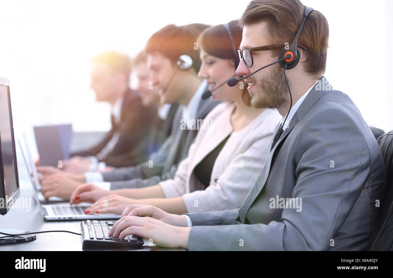 colleagues call center during working hours Stock Photo - Alamy