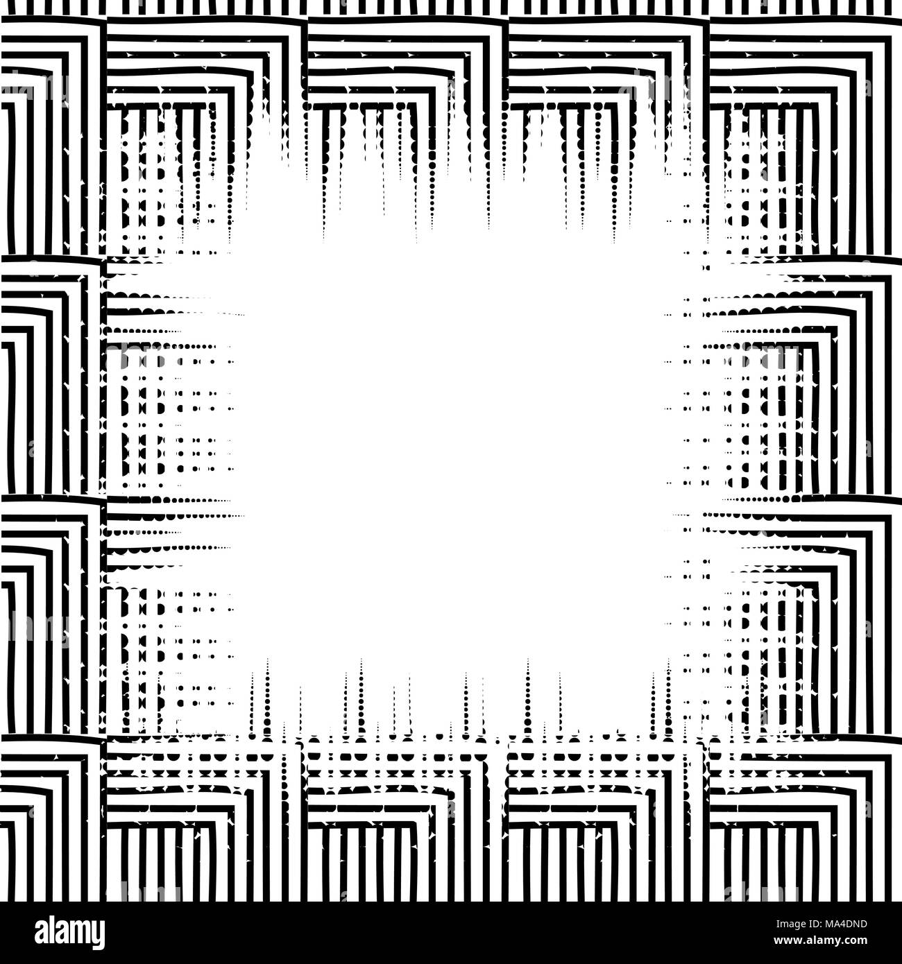 geometric figures monochrome pattern vector illustration design Stock ...