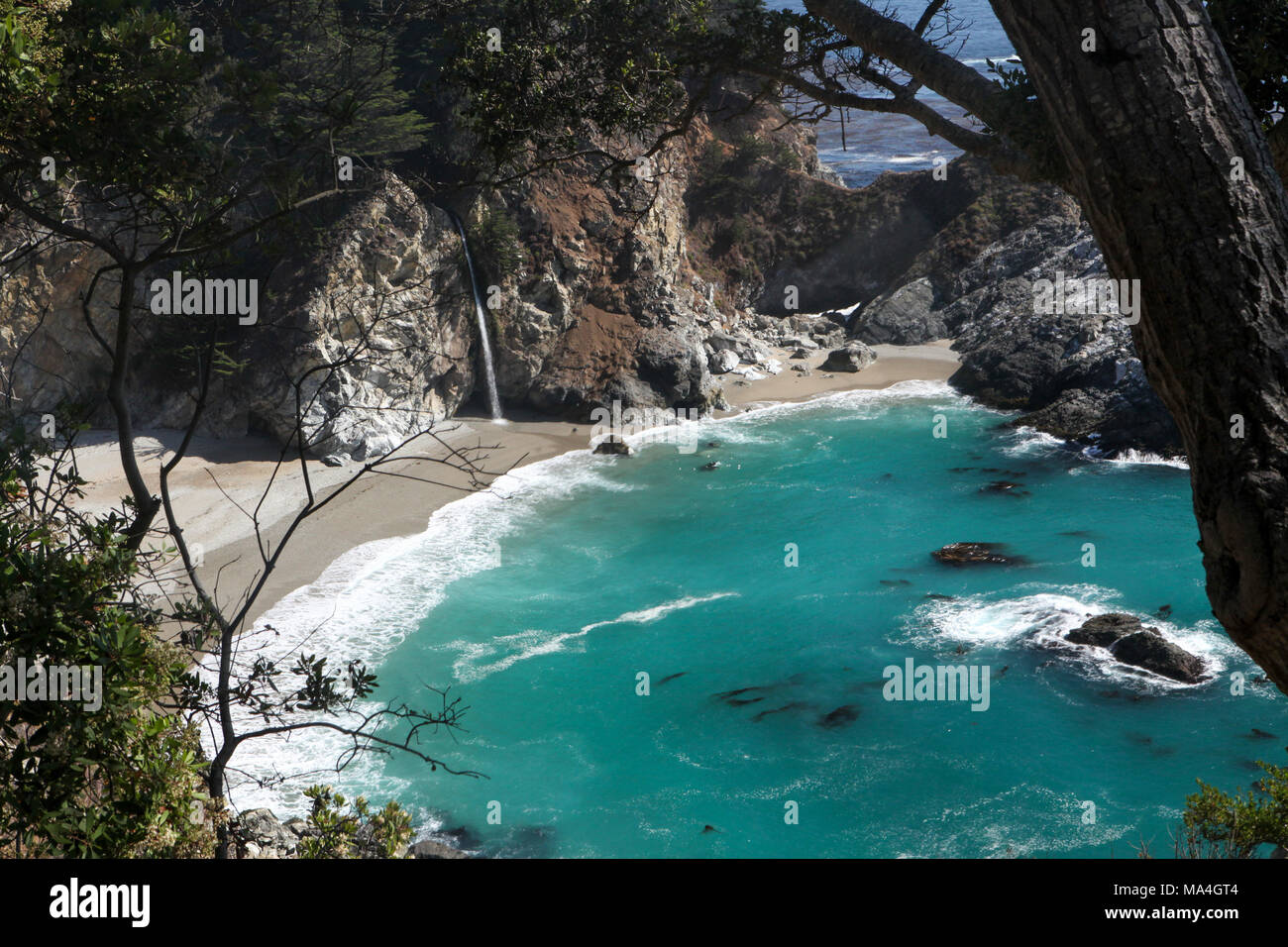 McWay Falls in Big Sur California Stock Photo - Alamy