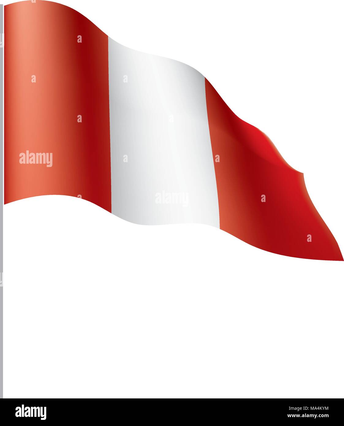 Peru flag, vector illustration Stock Vector Image & Art - Alamy