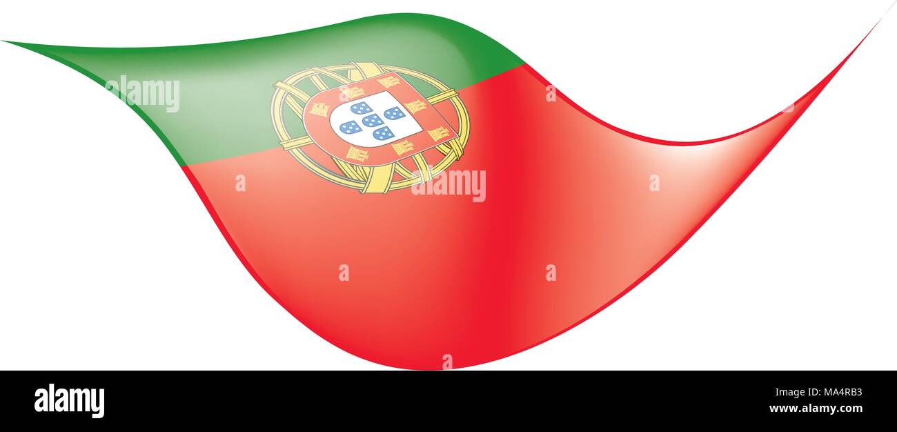 Portugal flag, vector illustration Stock Vector Image & Art - Alamy