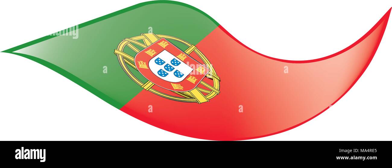 Portugal flag, vector illustration Stock Vector Image & Art - Alamy