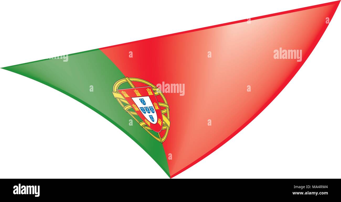 Waving ribbon flag portugal hi-res stock photography and images - Alamy