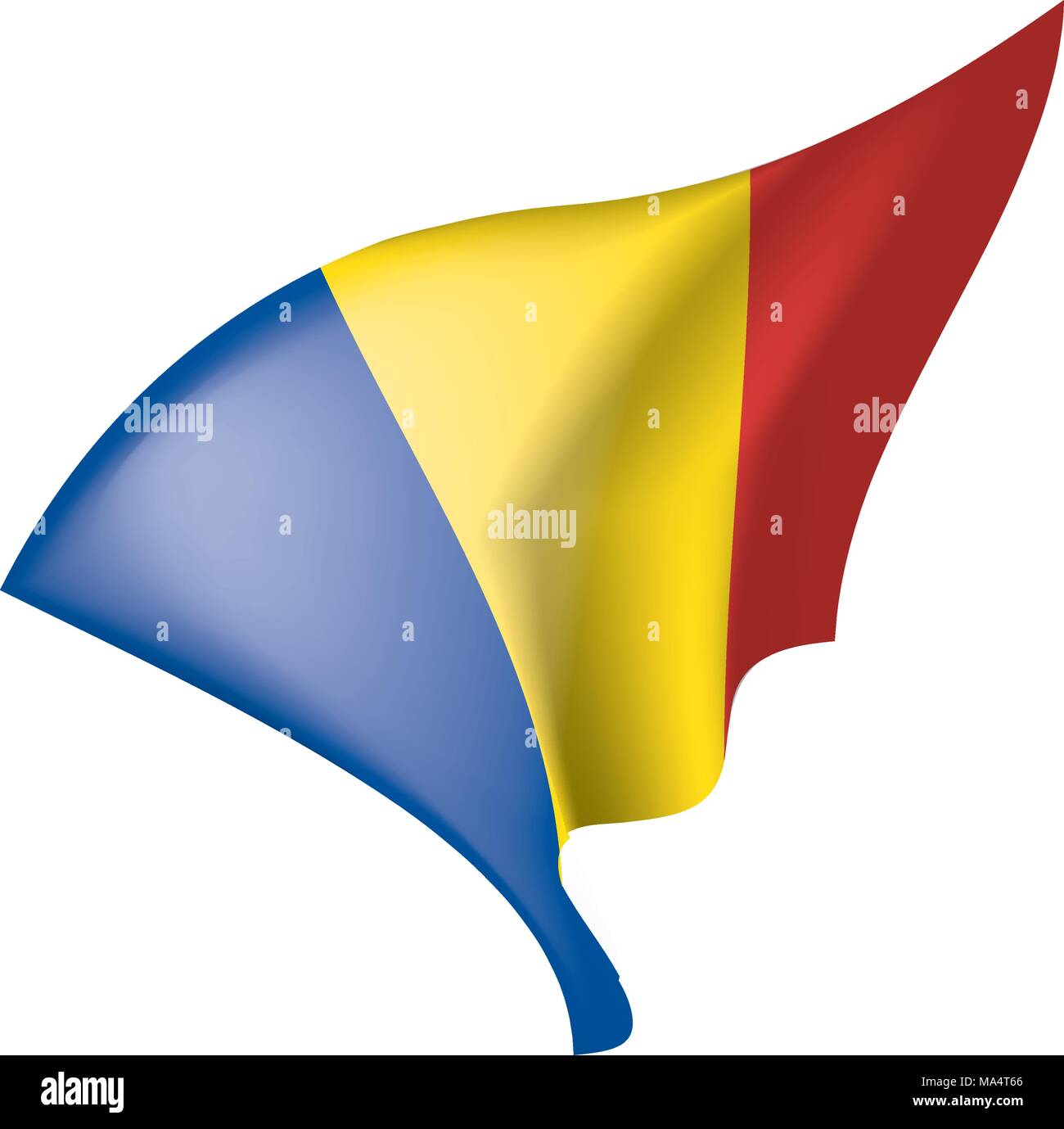 Romania flag, vector illustration Stock Vector Image & Art - Alamy