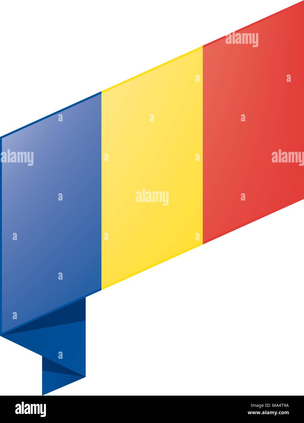 Romania flag, vector illustration Stock Vector Image & Art - Alamy