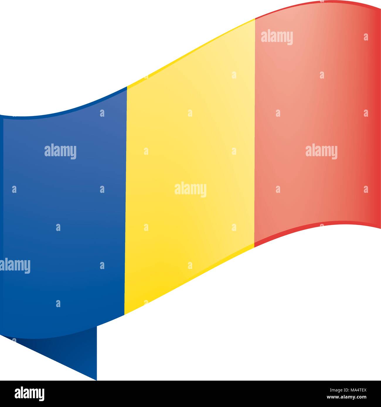 Romania flag, vector illustration Stock Vector Image & Art - Alamy