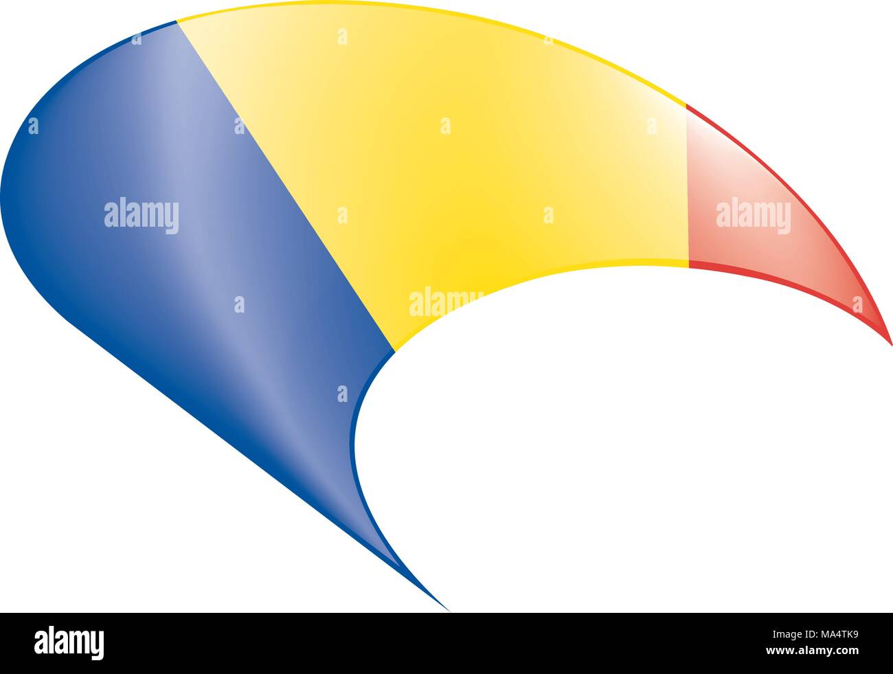 Romania flag, vector illustration Stock Vector Image & Art - Alamy