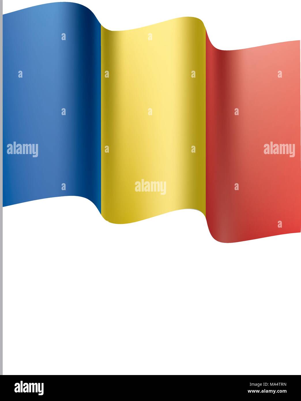 Romania flag, vector illustration Stock Vector Image & Art - Alamy