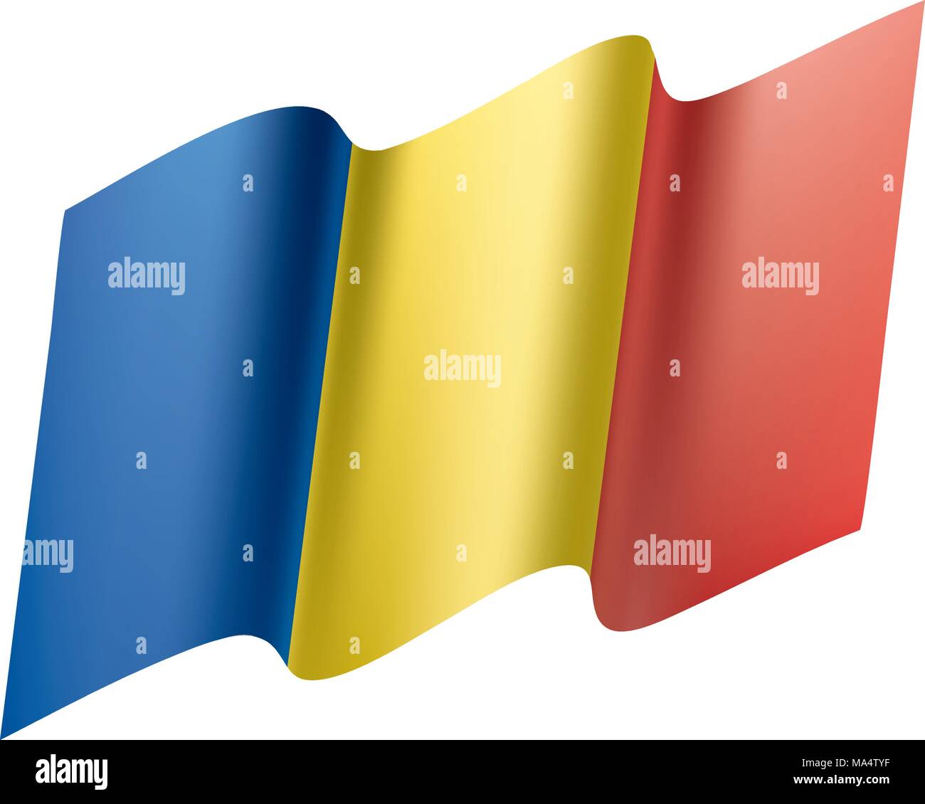 Romania flag, vector illustration Stock Vector Image & Art - Alamy