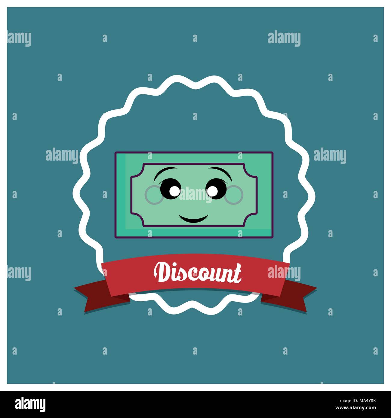 Kawaii money bill icon hi-res stock photography and images - Alamy