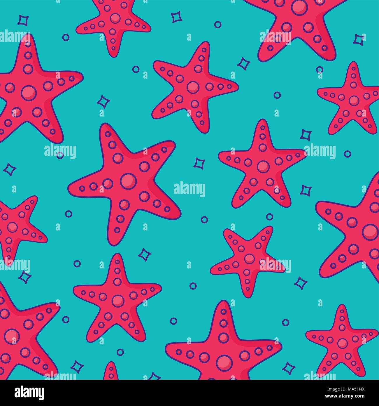 sea stars background, colorful design. vector illustration Stock Vector ...