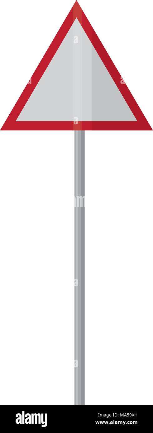 Empty warning triangle Stock Vector Images - Alamy