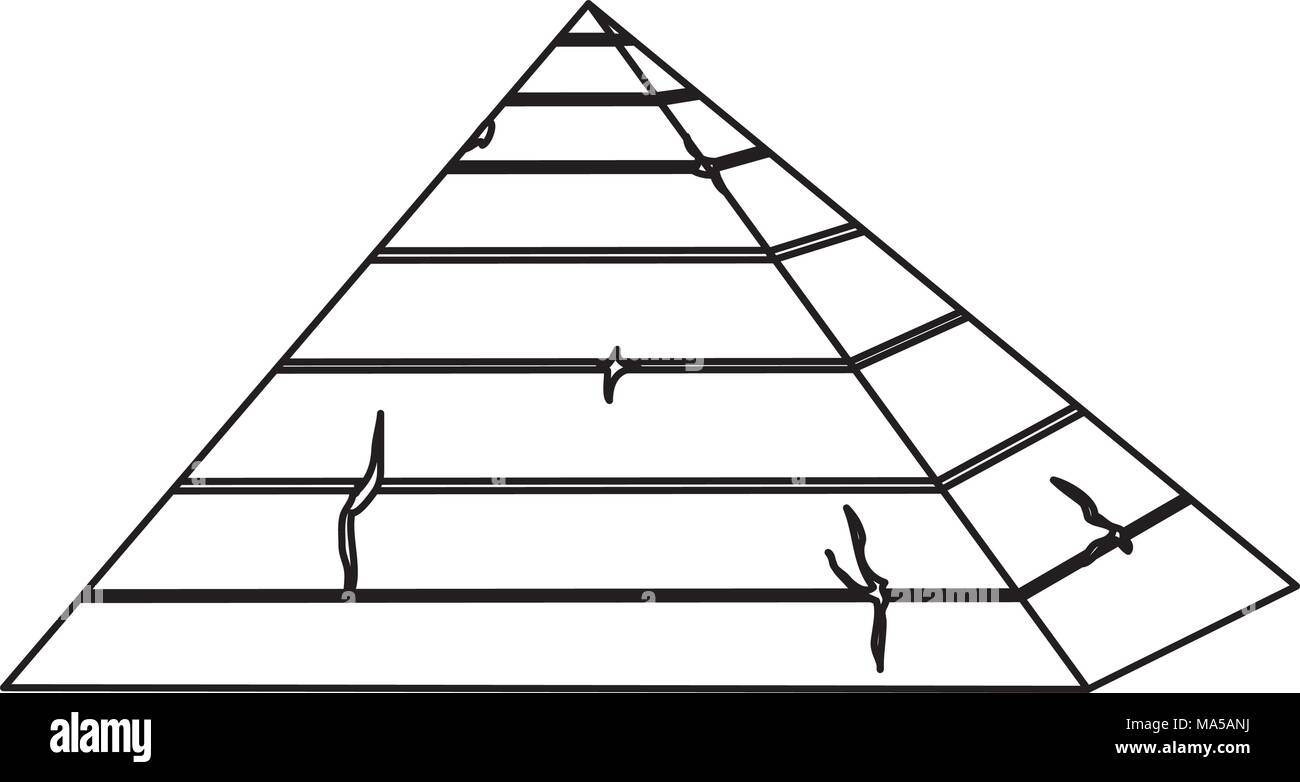 line pyramid giza egypt tourism travel Stock Vector Image & Art - Alamy