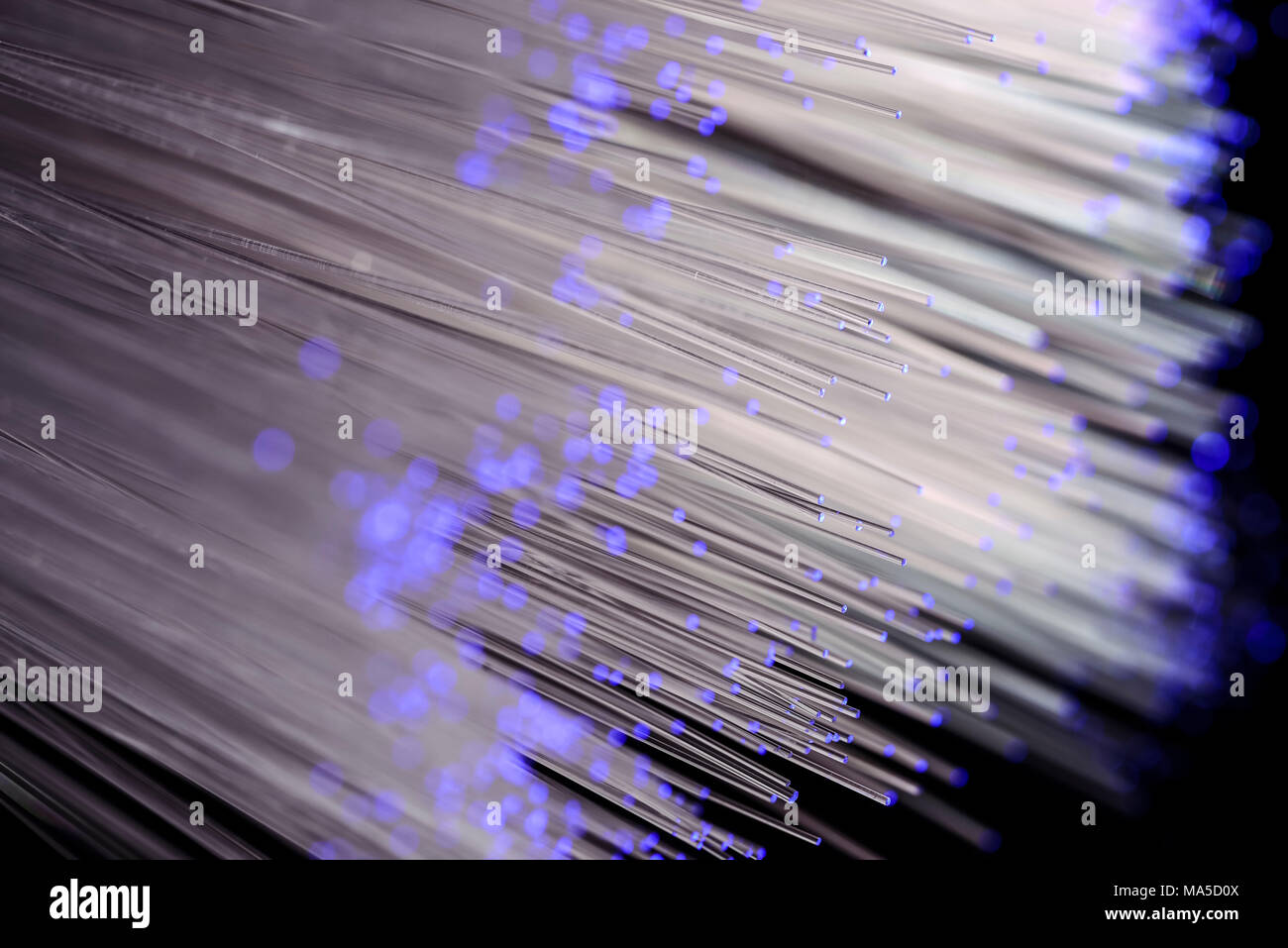 glass fibre, high-speed Internet, broadband expansion Stock Photo - Alamy