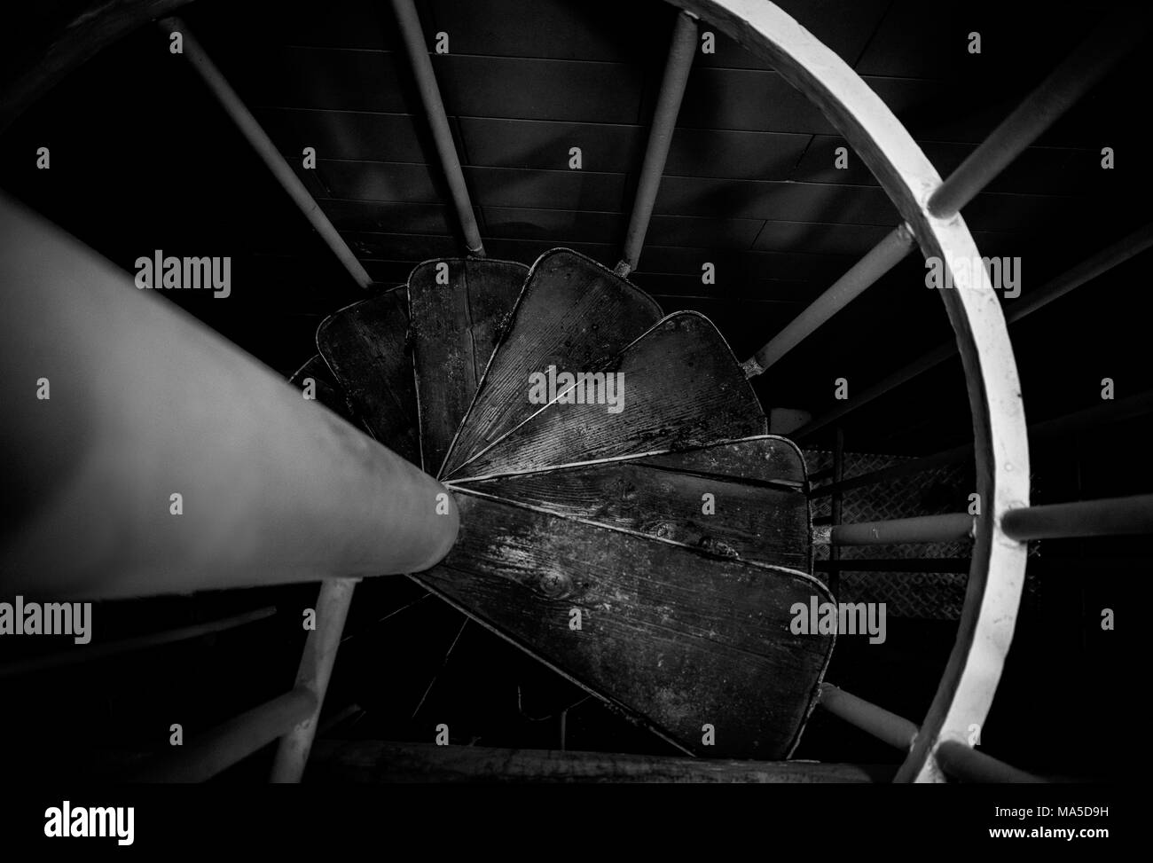 Art stairs staircase steps Black and White Stock Photos & Images - Alamy