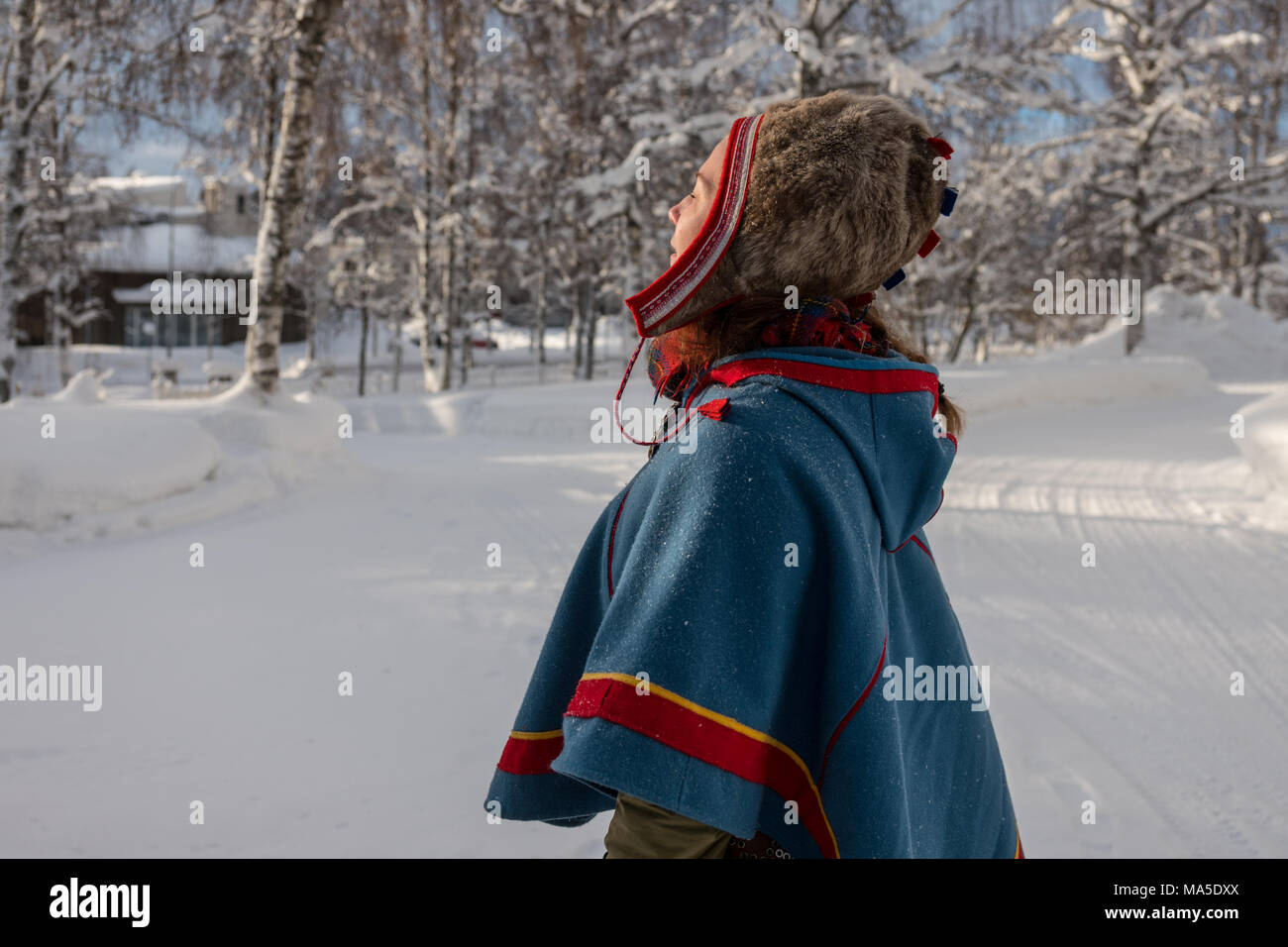 Visiting a Sami farm in Harads, Sweden Stock Photo - Alamy