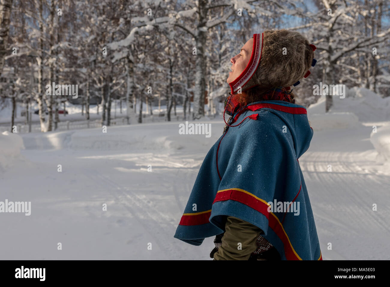 Visiting a Sami farm in Harads, Sweden Stock Photo - Alamy
