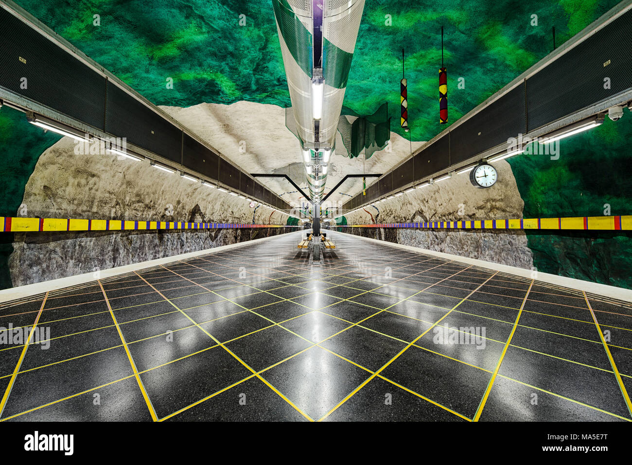 Stockholm metro station hi-res stock photography and images - Alamy