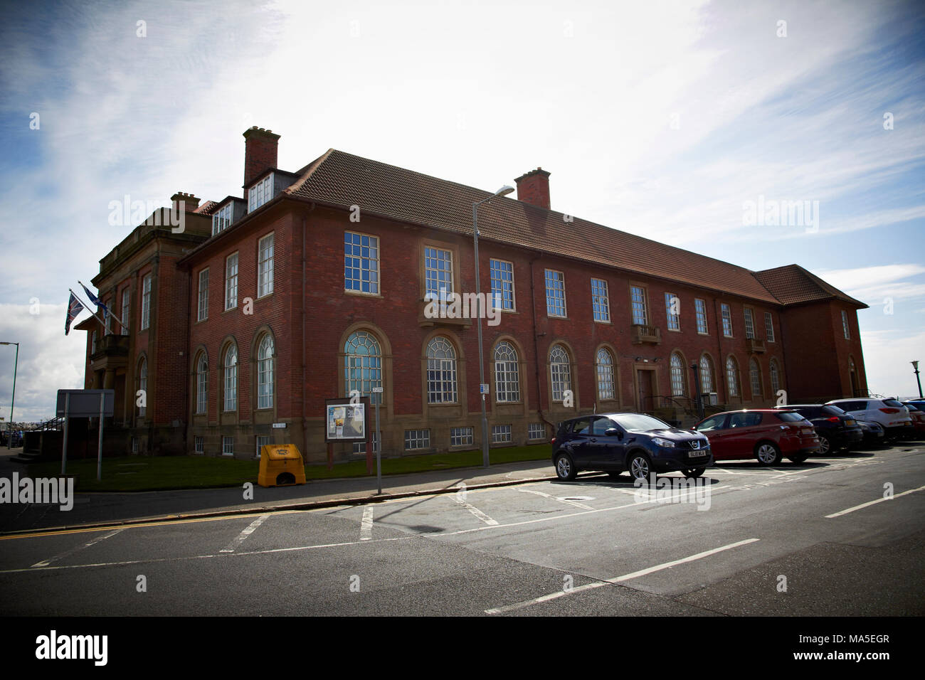 Troon Scotland Sea Front & Landmarks Stock Photo - Alamy