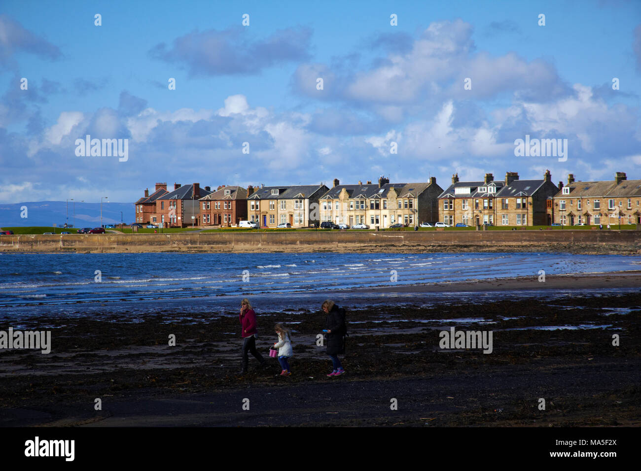 Troon Scotland Sea Front & Landmarks Stock Photo - Alamy