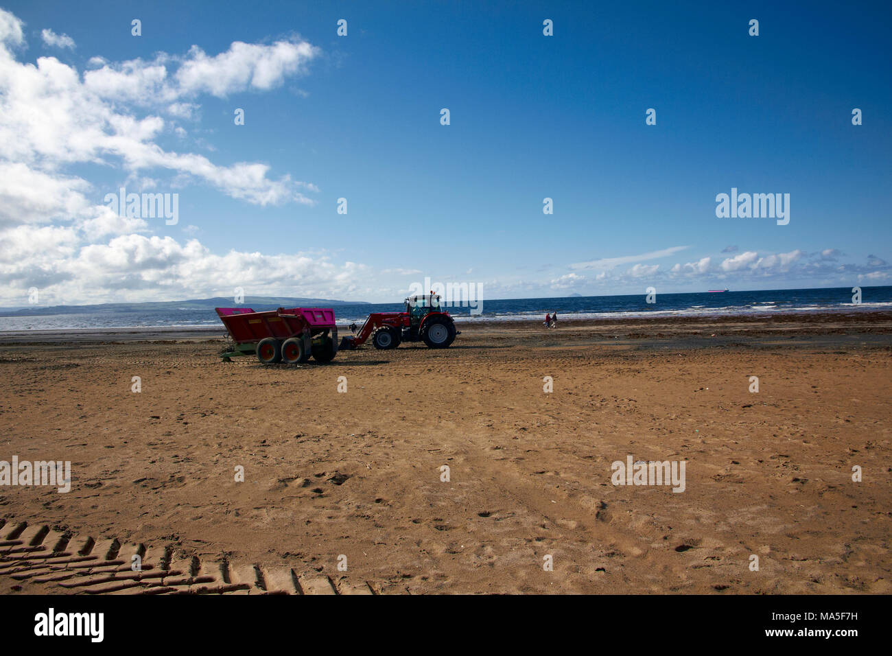 Troon Scotland Sea Front & Landmarks Stock Photo - Alamy