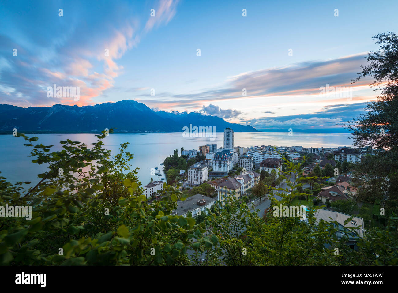 Switzerland canton vaud montreux hi-res stock photography and images ...