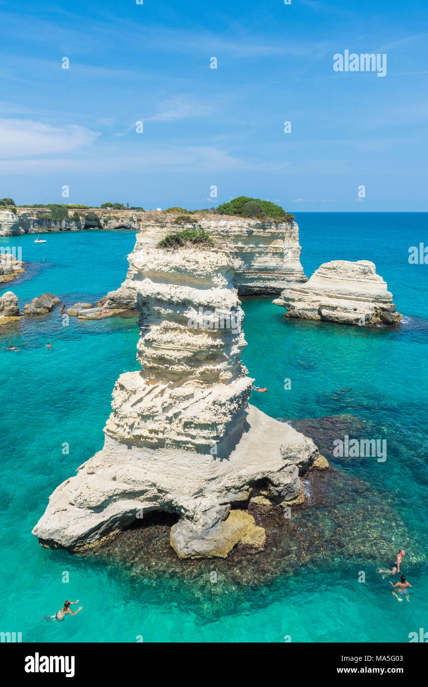 Torre Sant'Andrea,Melendugno,Lecce Province,Puglia,Italy Stock Photo ...