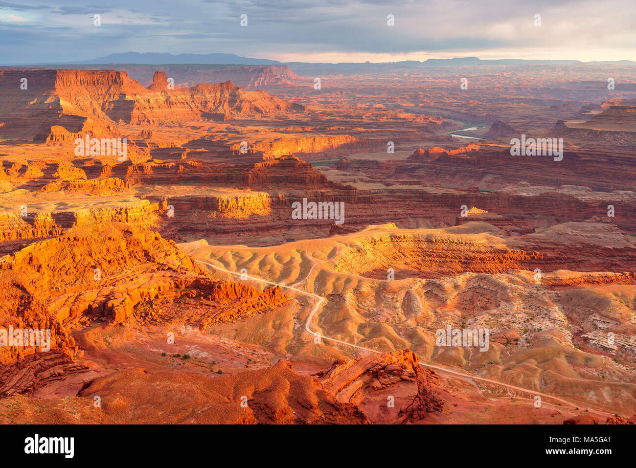 Sunset at Dead Horse Point State Park, Moab, Utah; Usa Stock Photo - Alamy